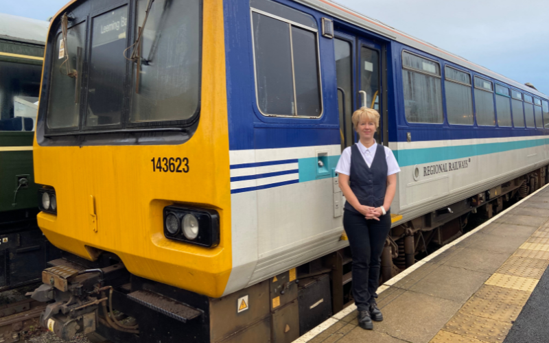 First Female Train Driver - Wensleydale Railway